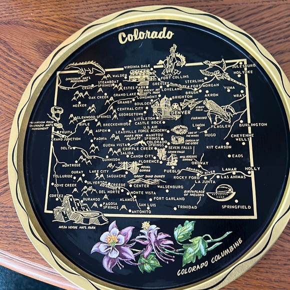 Wall Decor | Beautiful Colorado Metal Serving Plate Decore | Poshmark